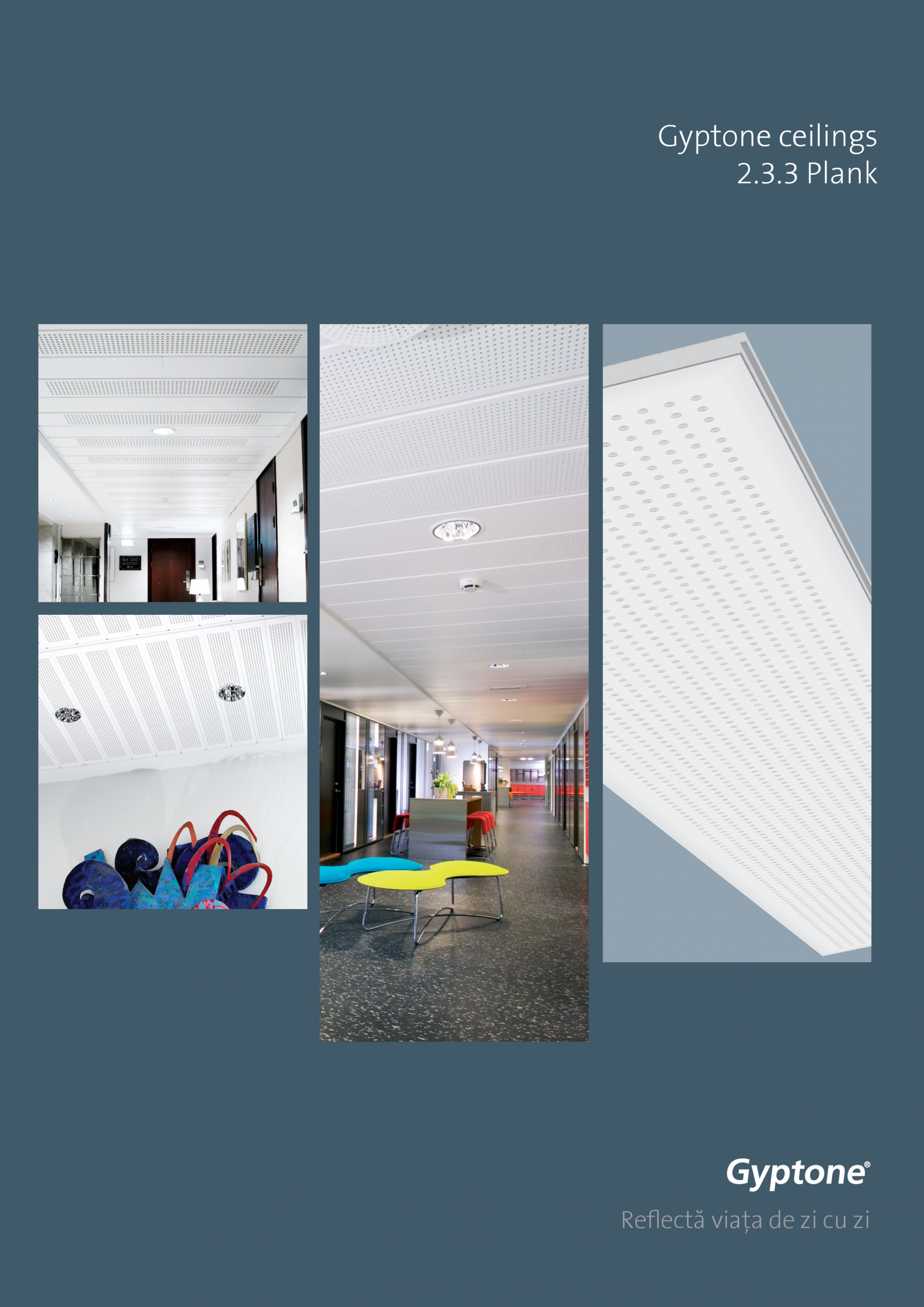 Plafoane casetate Saint-Gobain Rigips GYPTONE® PLANK Catalog, brosura ...