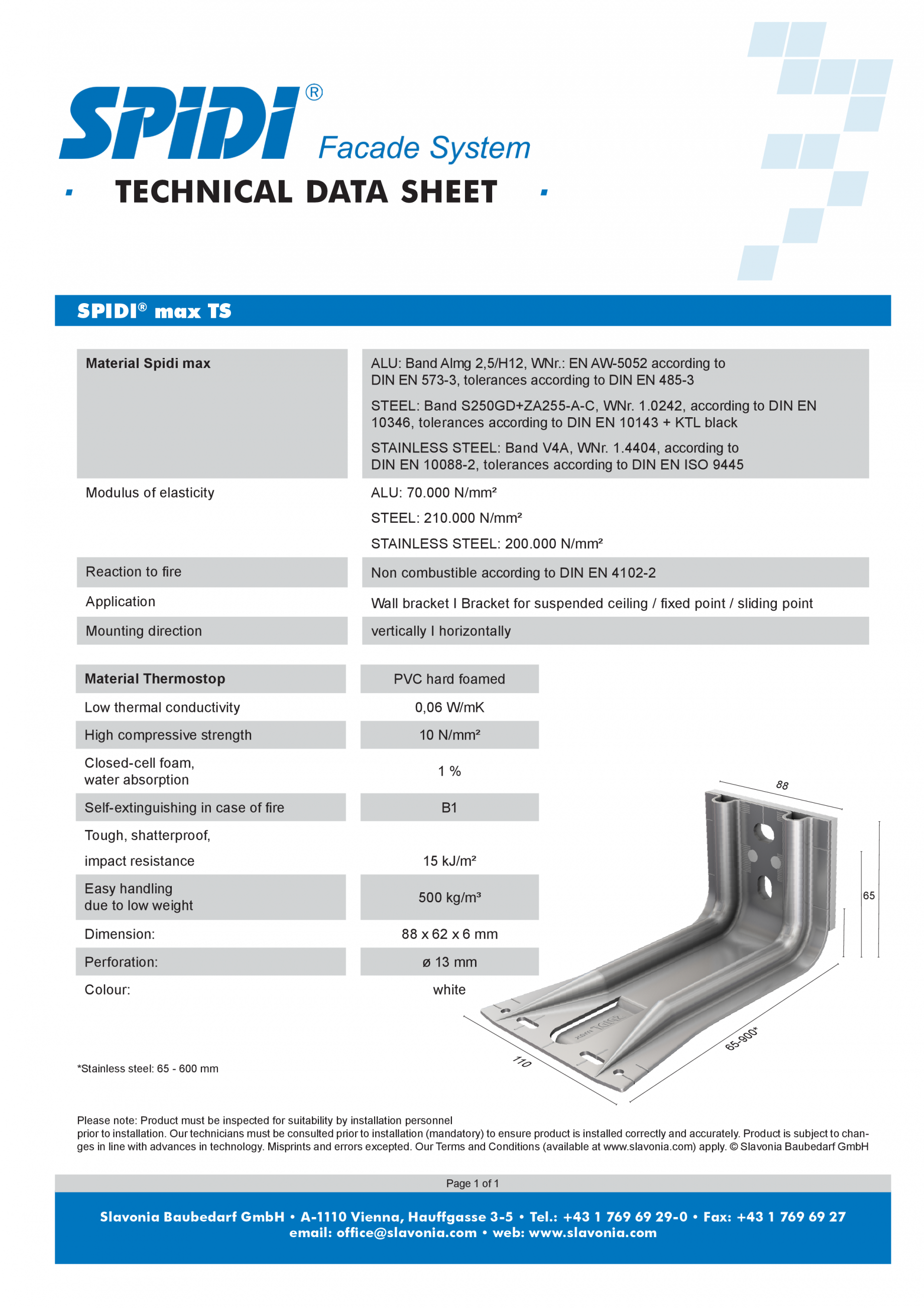 Sisteme de fixare din aluminiu pentru placaje uscate exterioare SPIDI ...