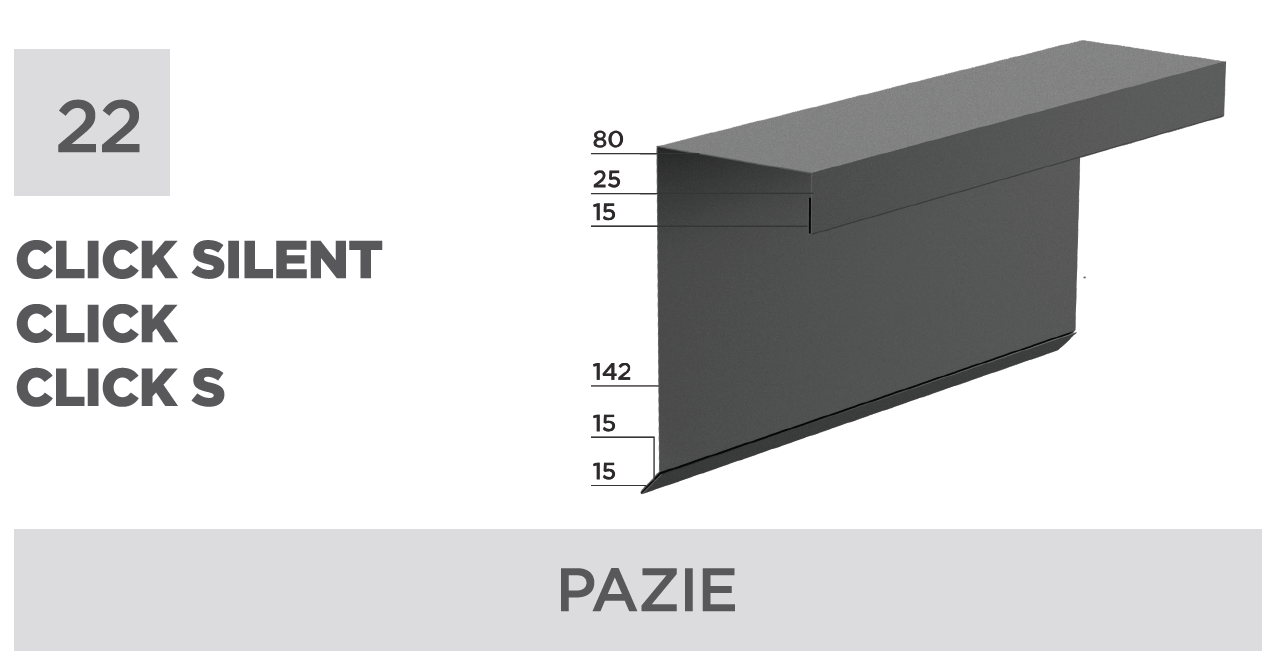 Tablă prefălțuită pentru acoperișuri fălțuite NOVATIK | METAL de la NOVATIK