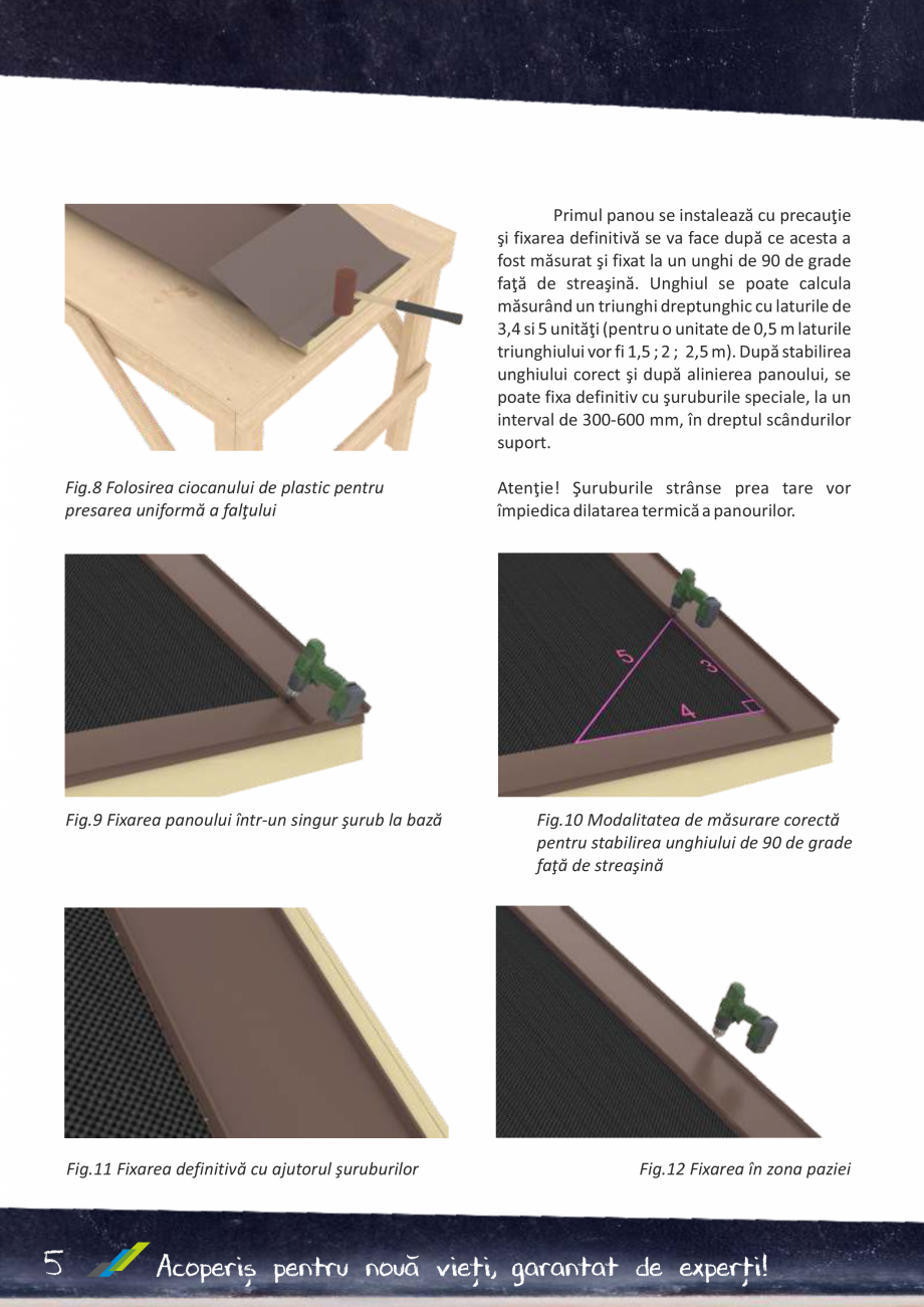 Ghid montaj tabla prefaltuita NOVATIK | METAL Click S, Click ...