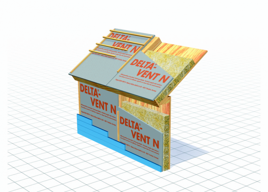 Schema de montaj, membrane pentru acoperisuri neventilate fara ...
