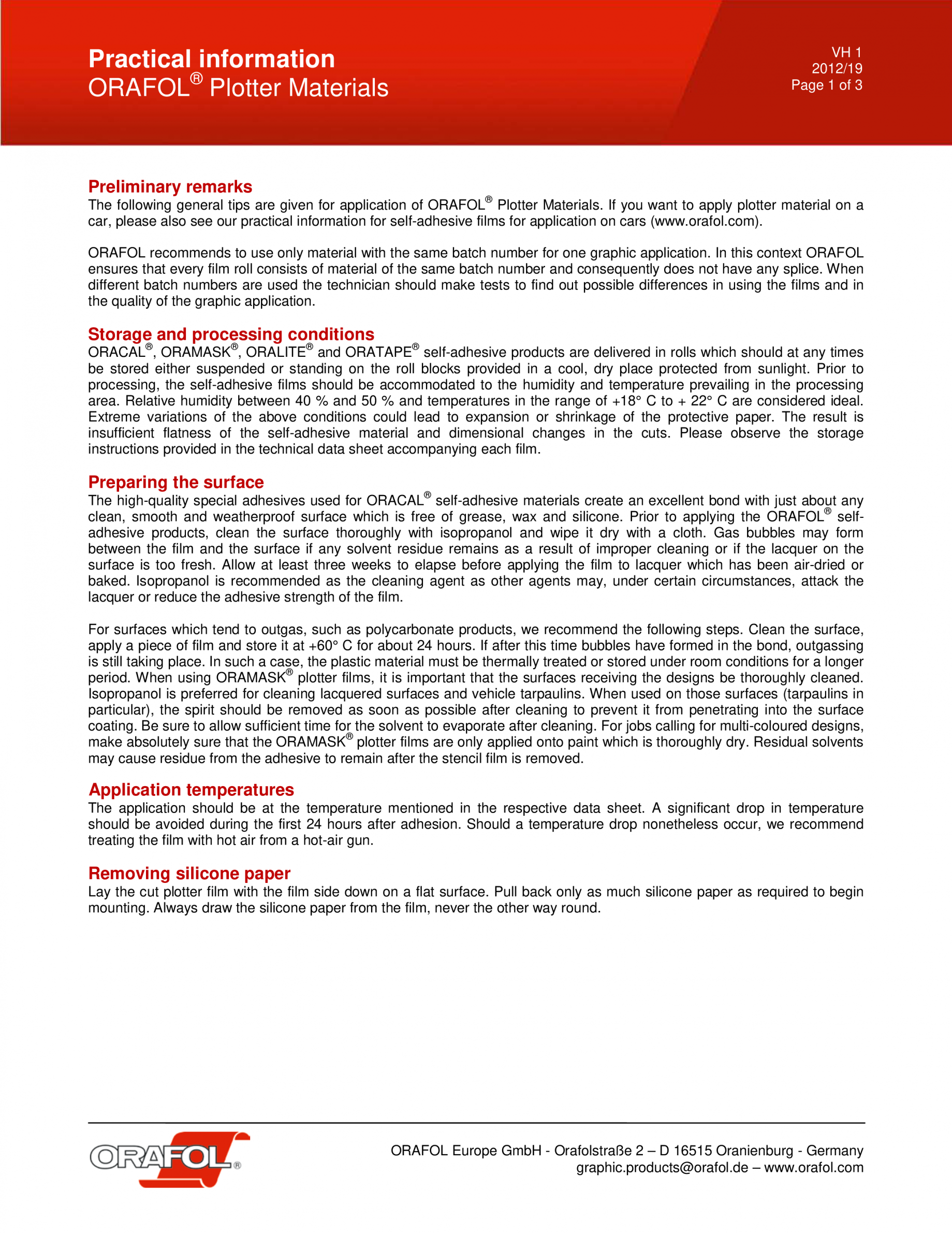 Folie autoadeziva – imitatie geam inghetat ORAFOL 8810 Instructiuni ...