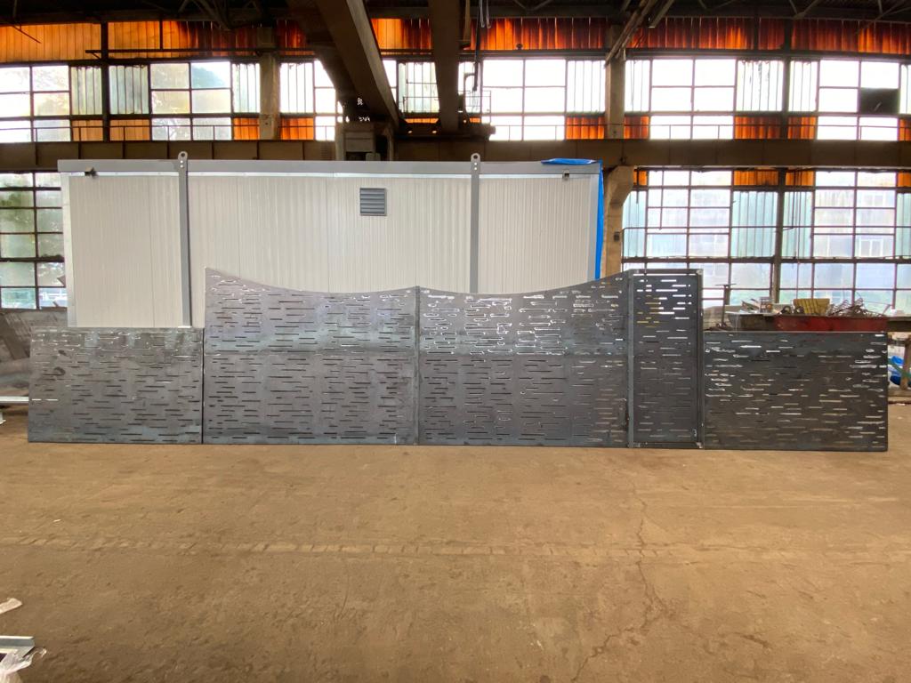 Poze, imagini Porti de acces si panouri de gard din tabla decupata ...