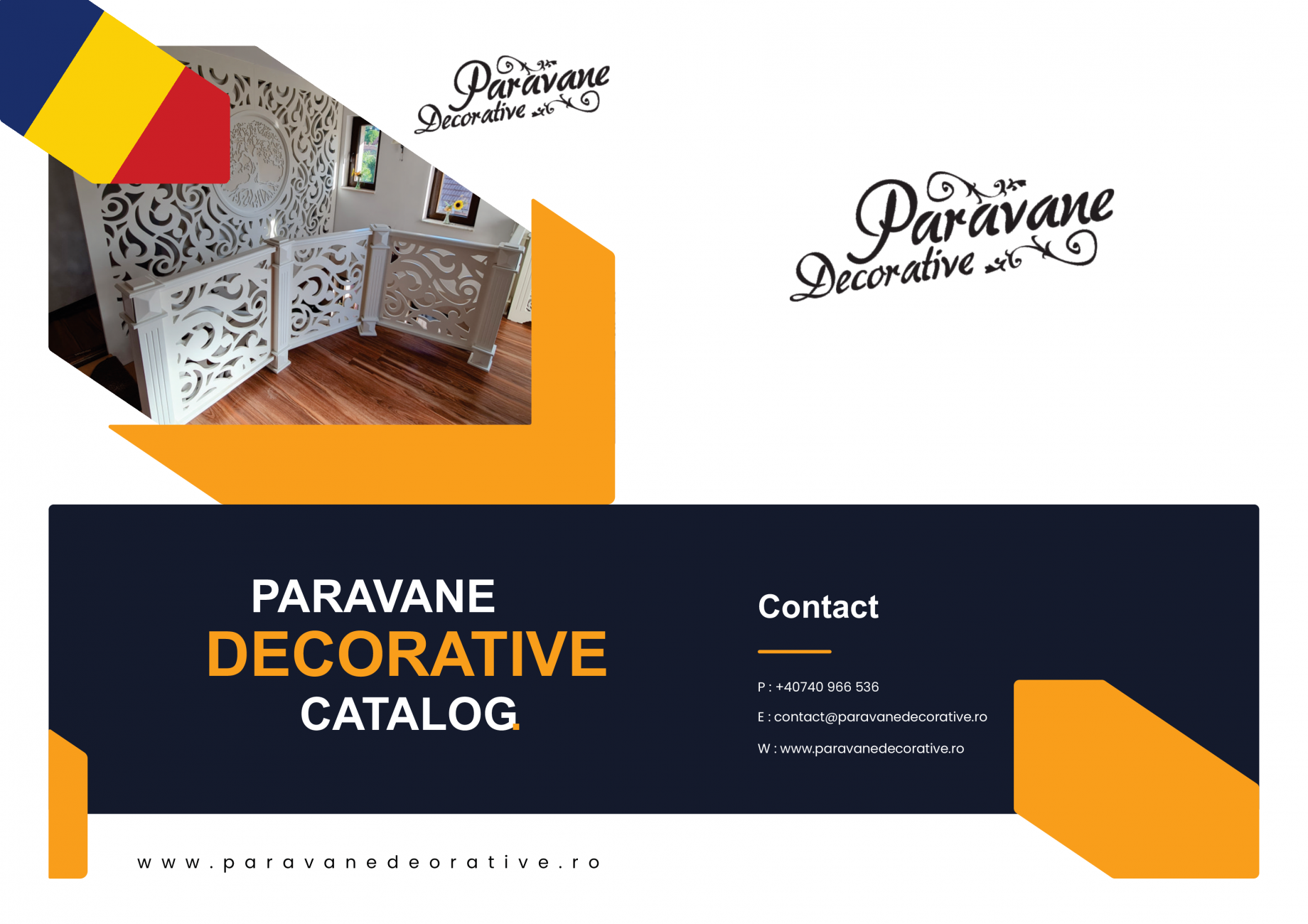 Catalog Paravane Decorative Paravane Decorative Catalog, brosura Romana