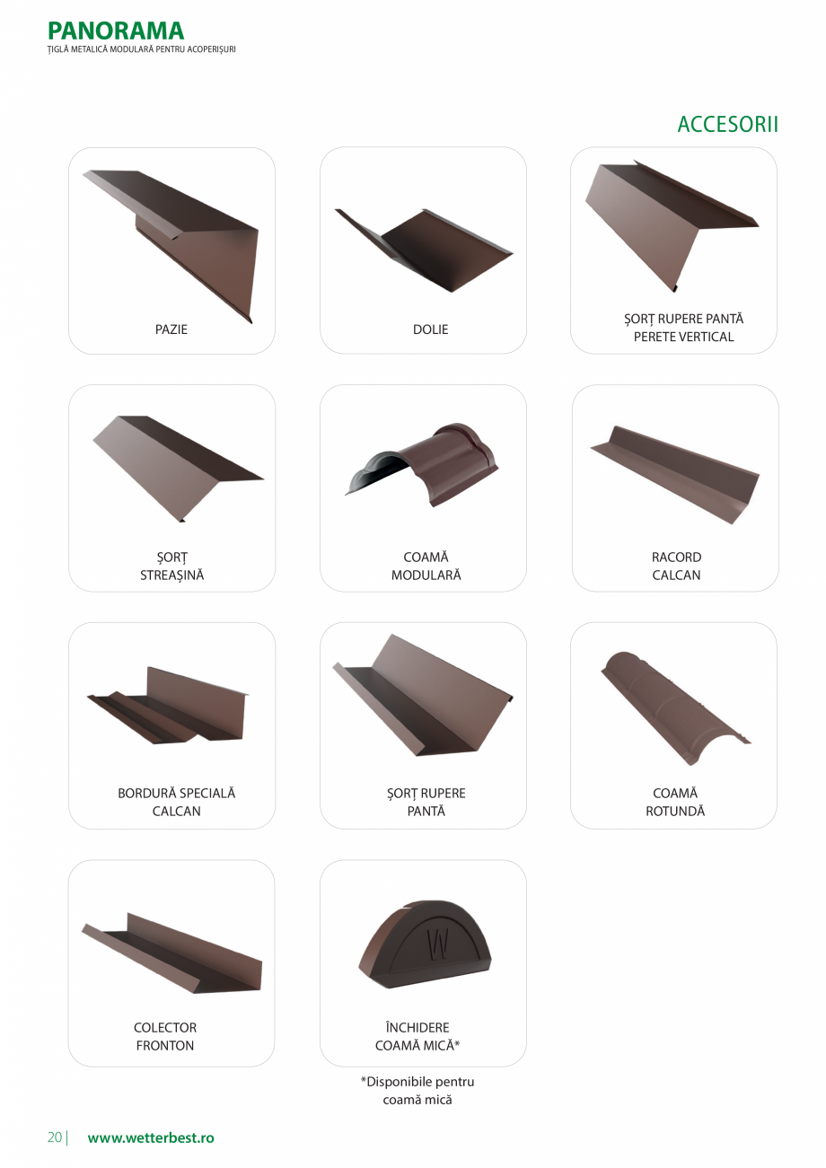 Ghid montaj tigla metalica modulara Wetterbest Panorama Instructiuni ...