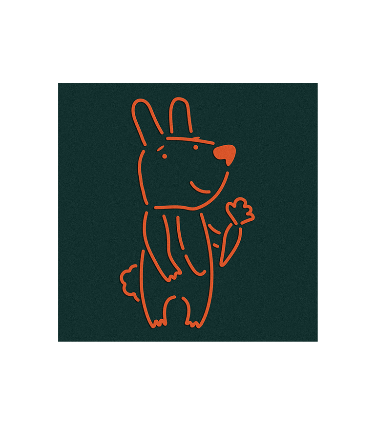 Poze, imagini IKONE Iepuras Sabloane decorative reutilizabile pentru ...