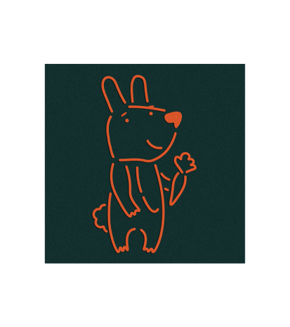 Poze, imagini IKONE Iepuras Sabloane decorative reutilizabile pentru ...