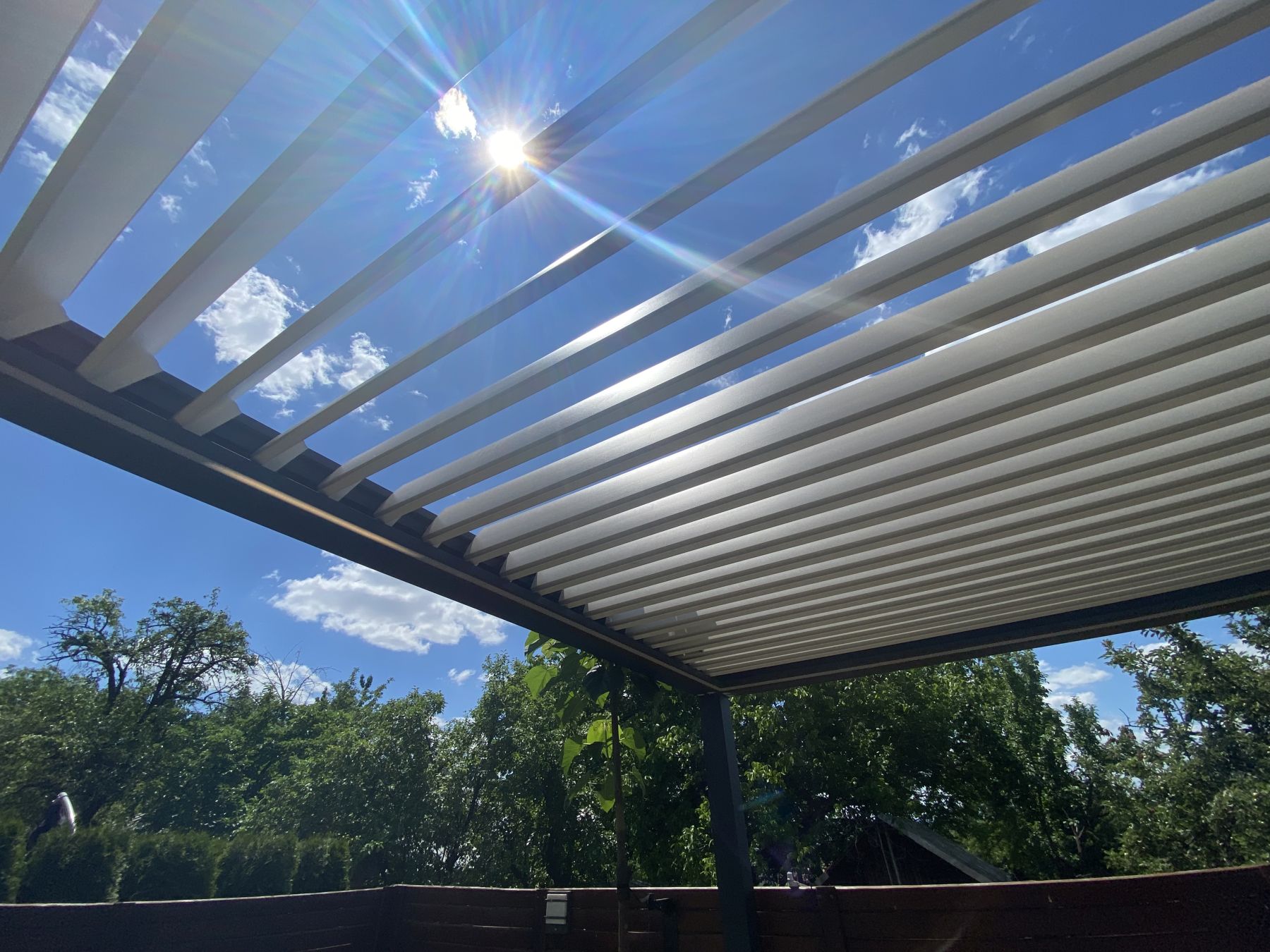Poze, imagini Pergole bioclimatice pe structura din aluminiu pentru ...