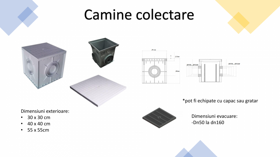 Camine Racordare si Inspectie OFFPIGEON D630 Fisa tehnica Romana