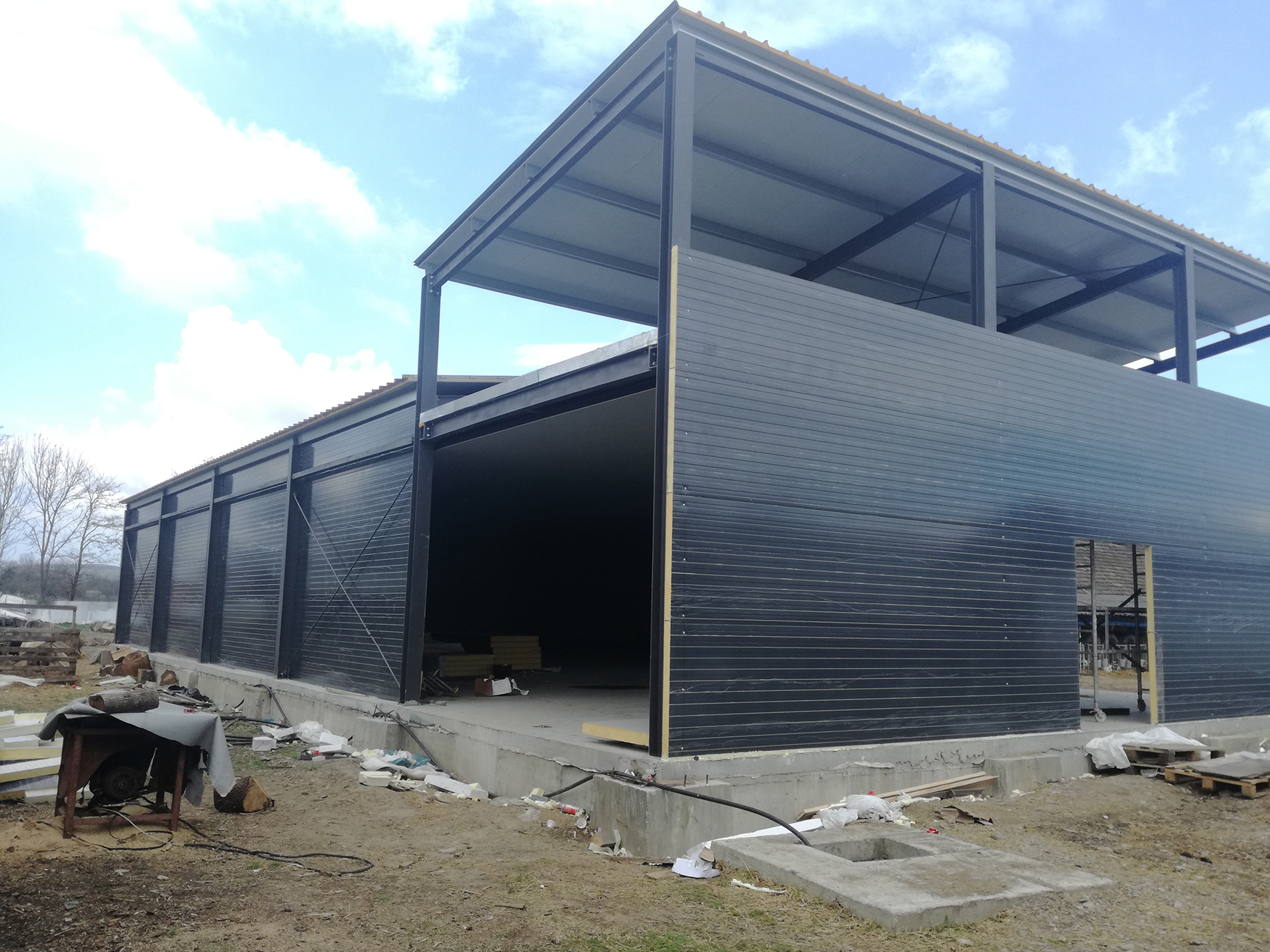 Poze, imagini Hale pe structura metalica pentru depozite/spatii ...