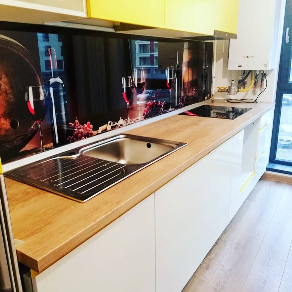 Poze, imagini Sticla printata termorezistenta pentru bucatarie DUCA Glass