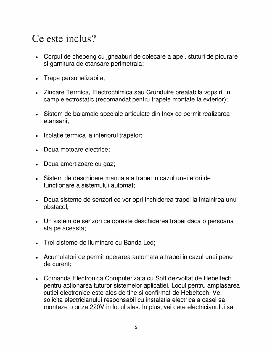 Chepeng Hidroetansare 95% Batant Doua Usi Laterale – Metalic Hebeltech ...