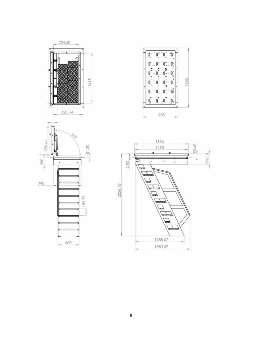 Chepeng hidroetansare 100% batant cu o usa laterala – Balama articulata ...