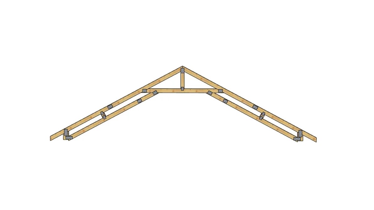 Poze, imagini MIRADEX Ferme foarfeca Ferme din lemn si grinzi cu ...