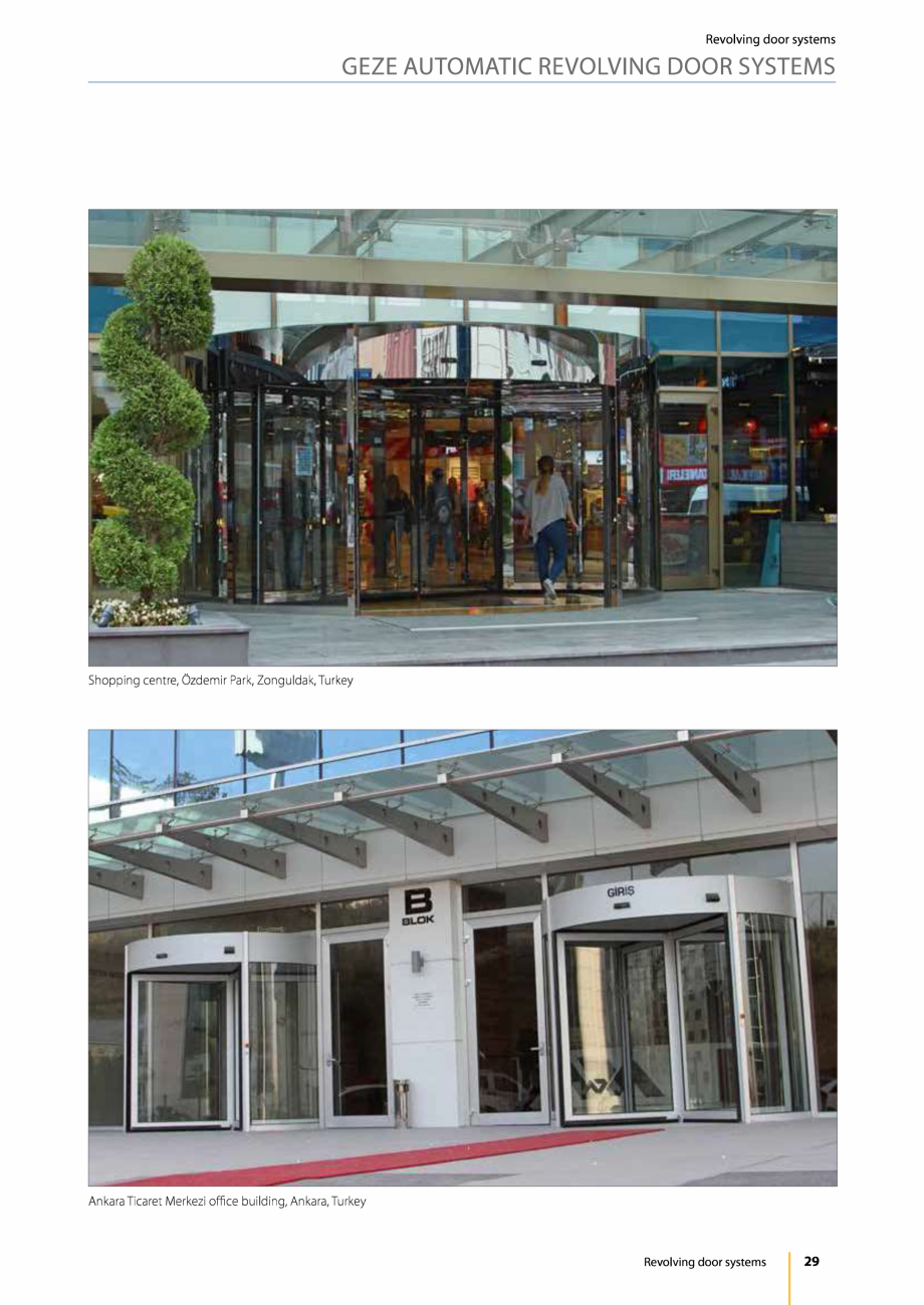 Sistem de usa rotativa automata cu doua canaturi GEZE TSA 395 Multi ...