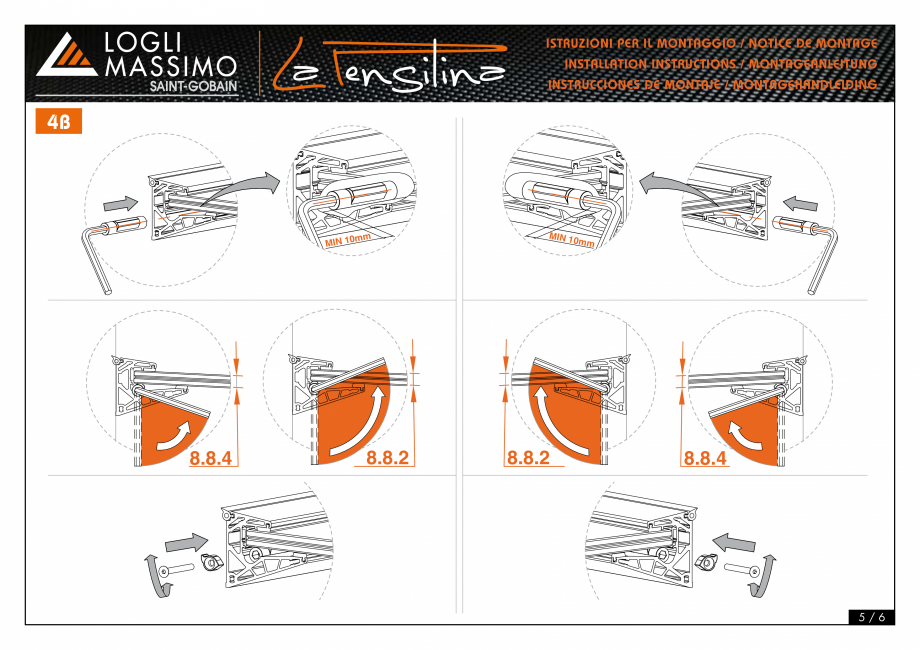 Copertine din sticla LOGLI MASSIMO Instructiuni montaj, utilizare ...