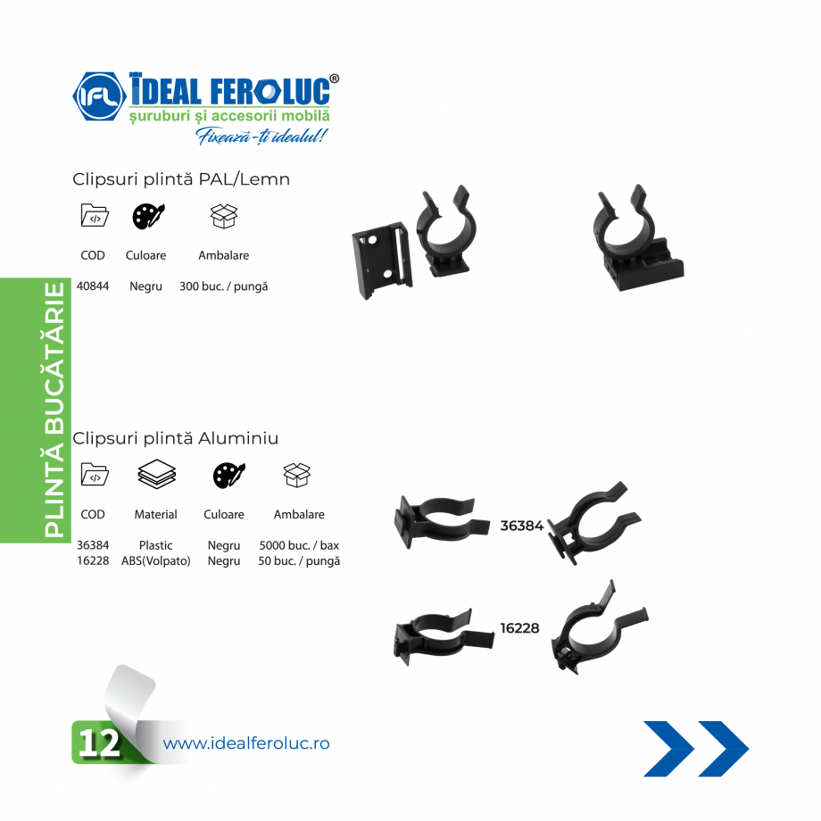 Catalog accesorii bucatarie Ideal Feroluc Catalog, brosura Romana