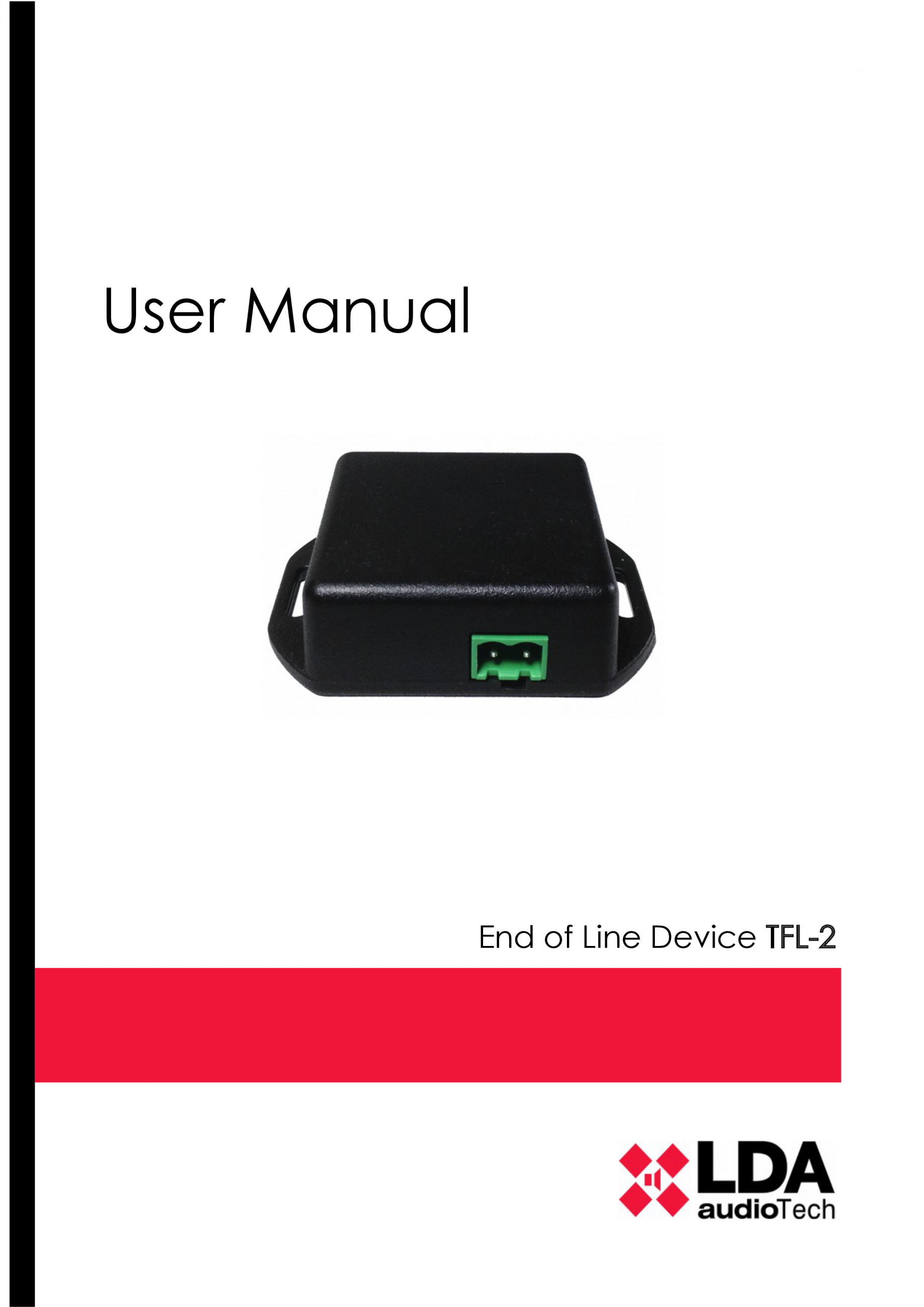 Manualul Utilizatorului Dispozitiv End Of Line Pentru Sistemele Pa Va Neo Si One Lda Audio