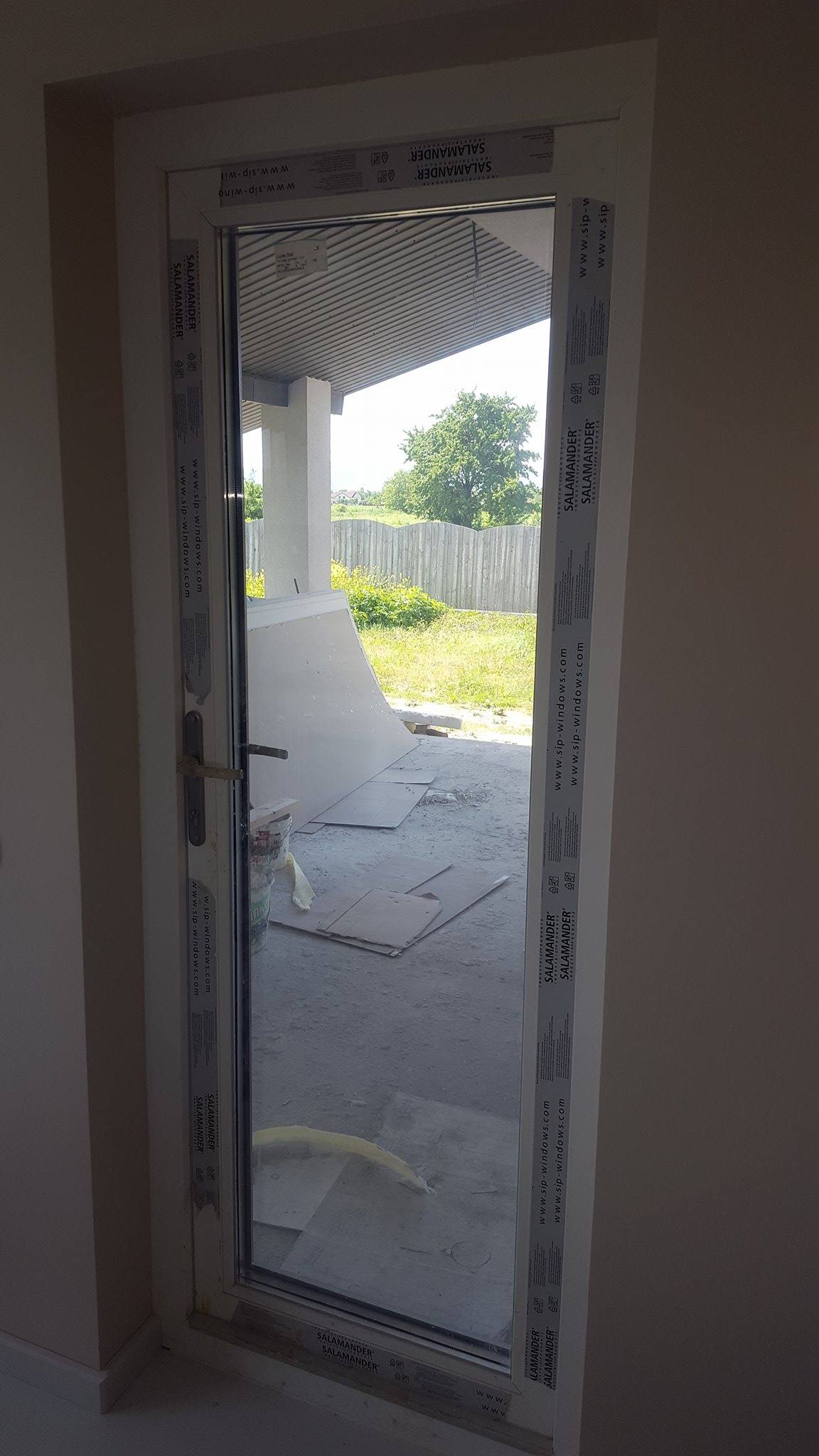 Poze, imagini Usi de exterior din PVC pentru case, vile, pensiuni SABITERM