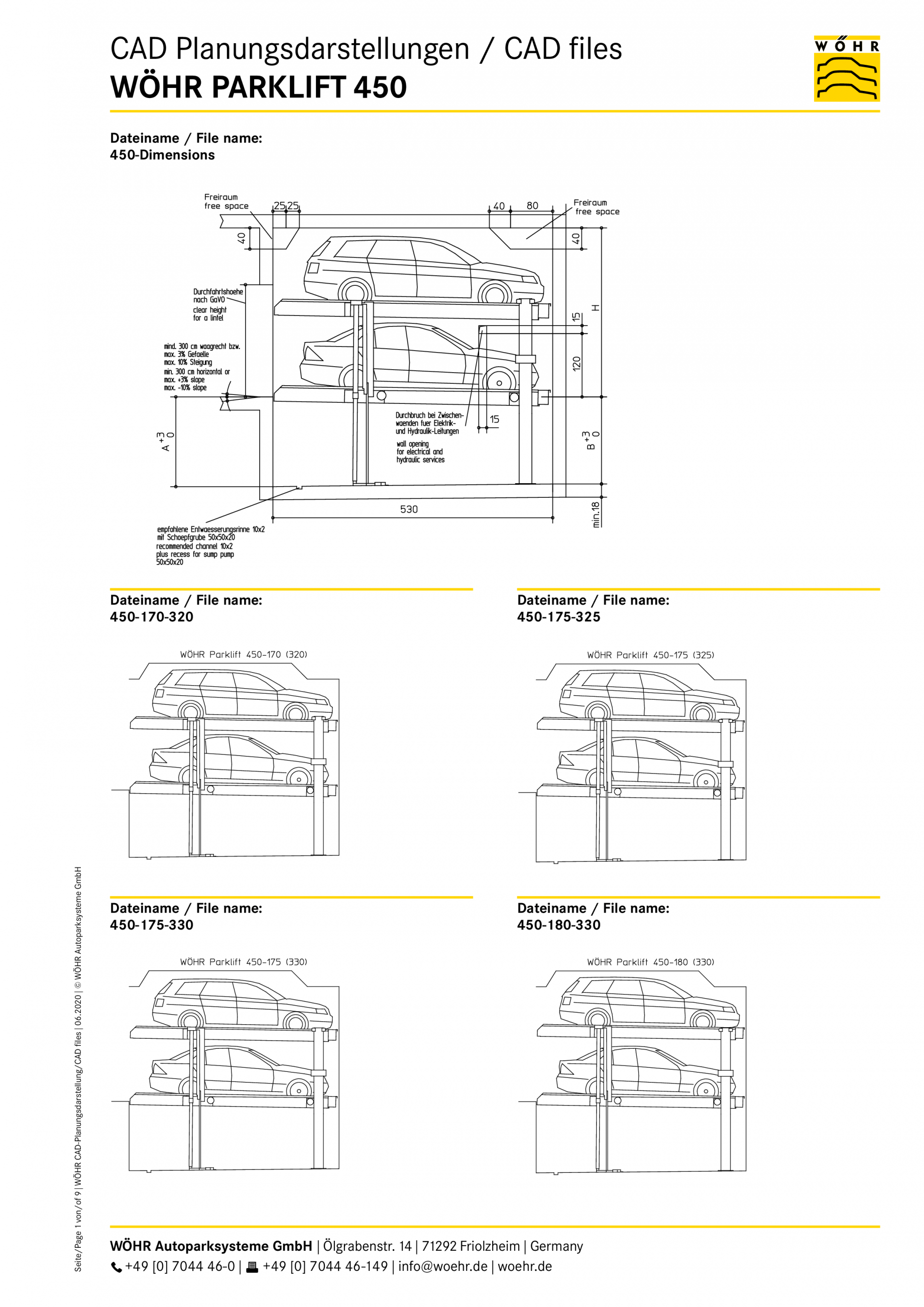 Whr Parklift Preisliste