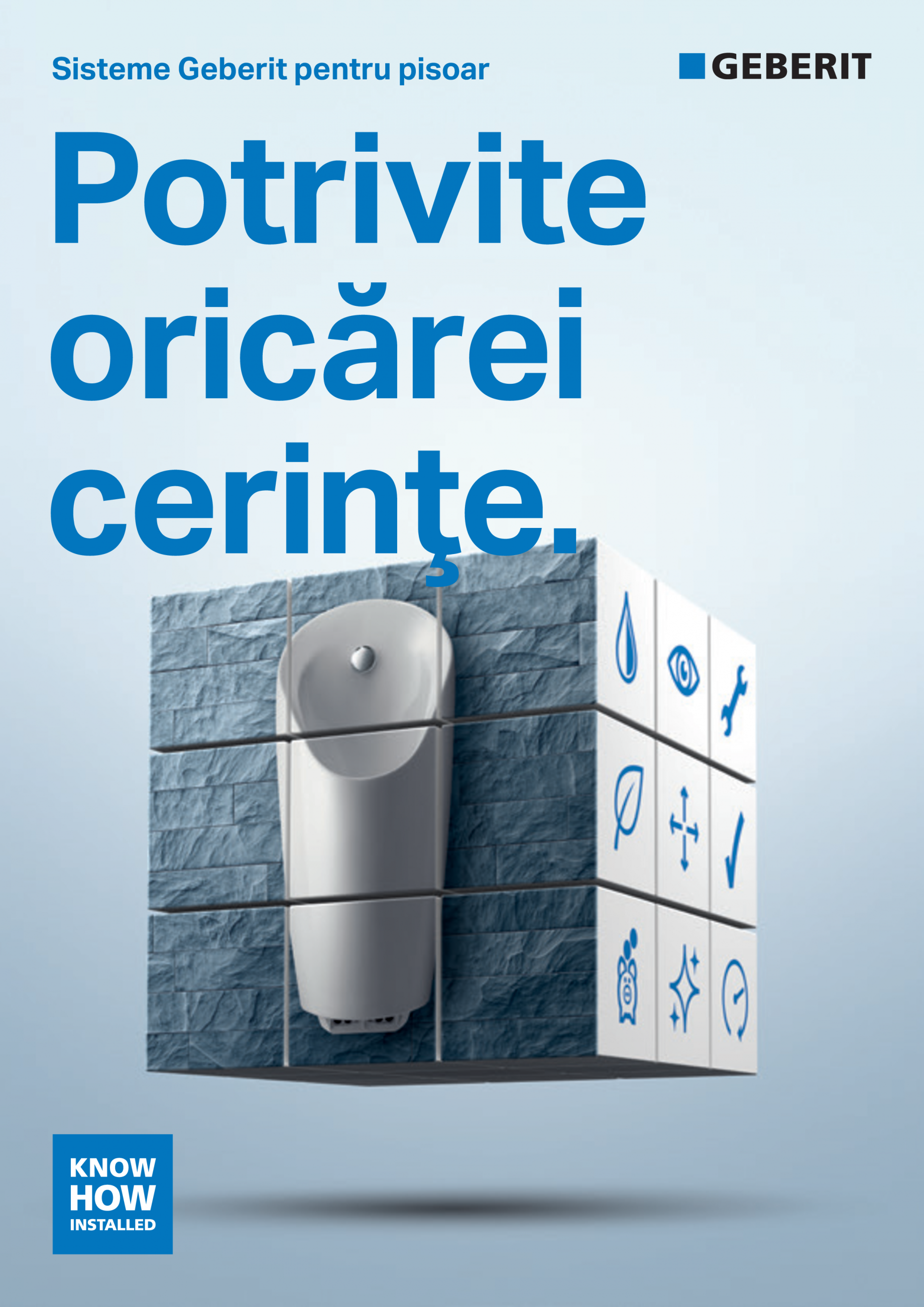 Sisteme Geberit pentru pisoar 2016 GEBERIT Catalog, brosura Romana