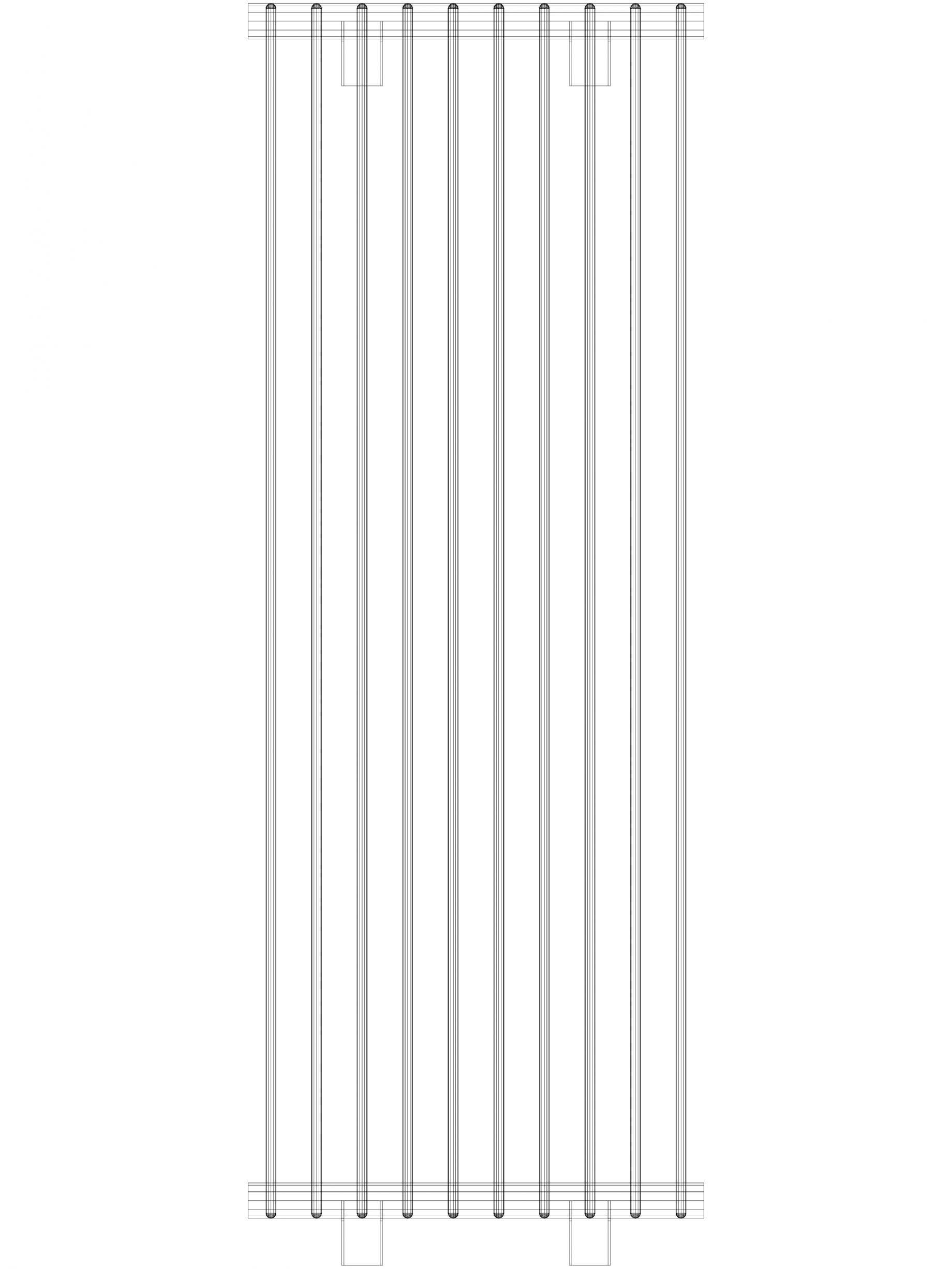 CAD-DWG calorifer_decorativ_TULIPA-TV1_1200-450_3D VASCO Detaliu de ...