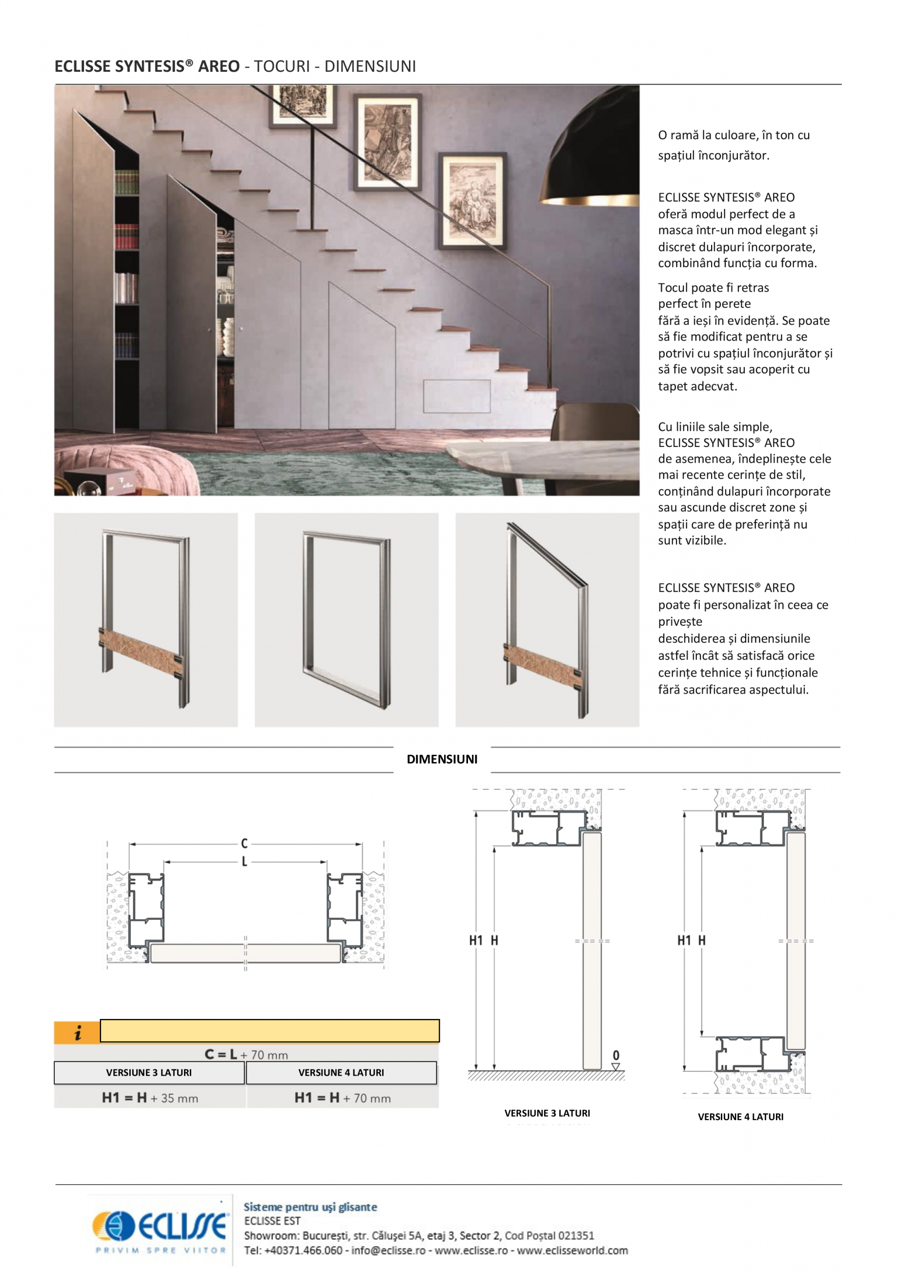 Tocuri ECLISSE SYNTESIS® AREO Catalog, brosura Romana