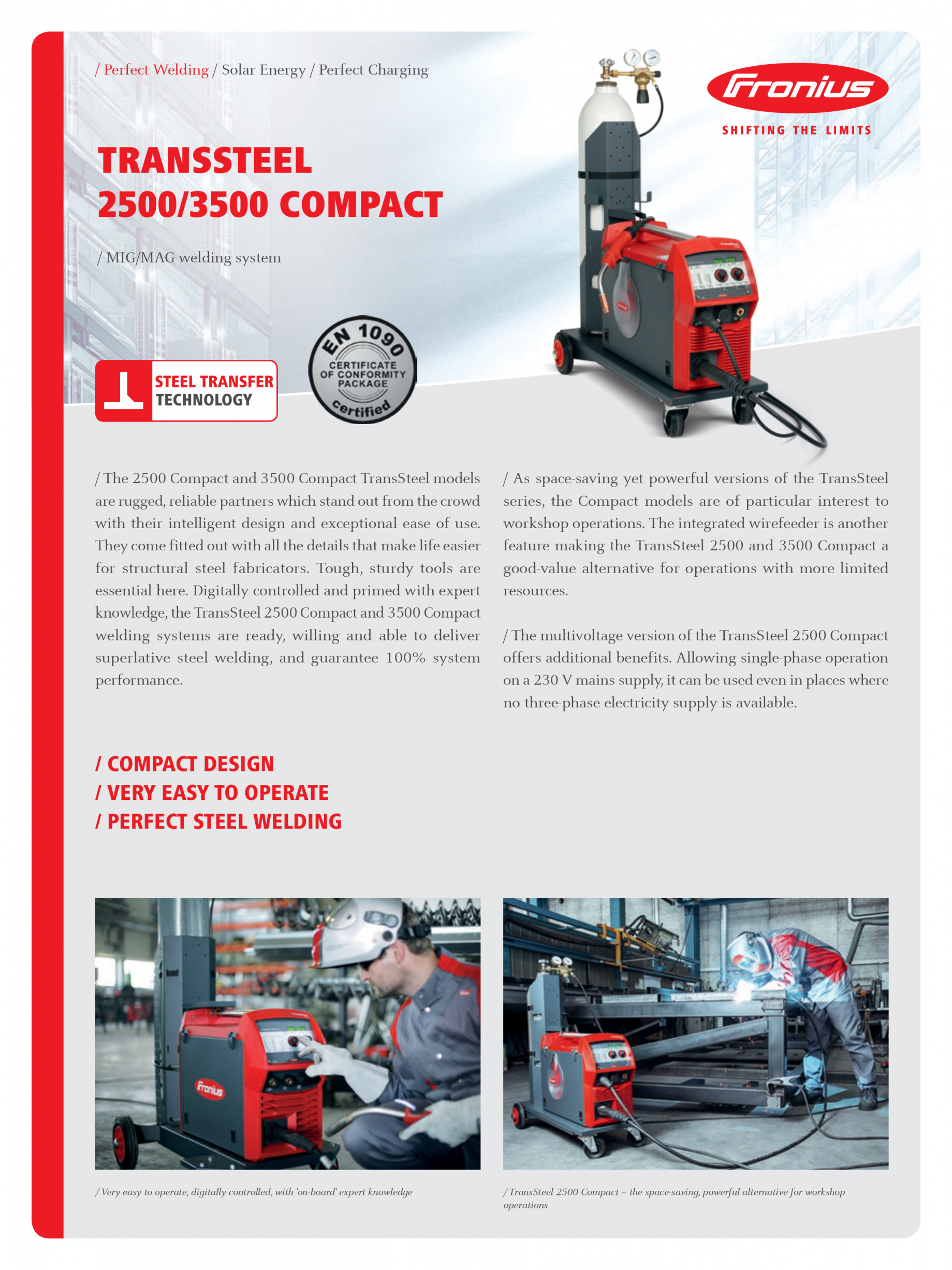 Echipament sudura MIG/MAG FRONIUS TransSteel 2700 Compact Catalog ...