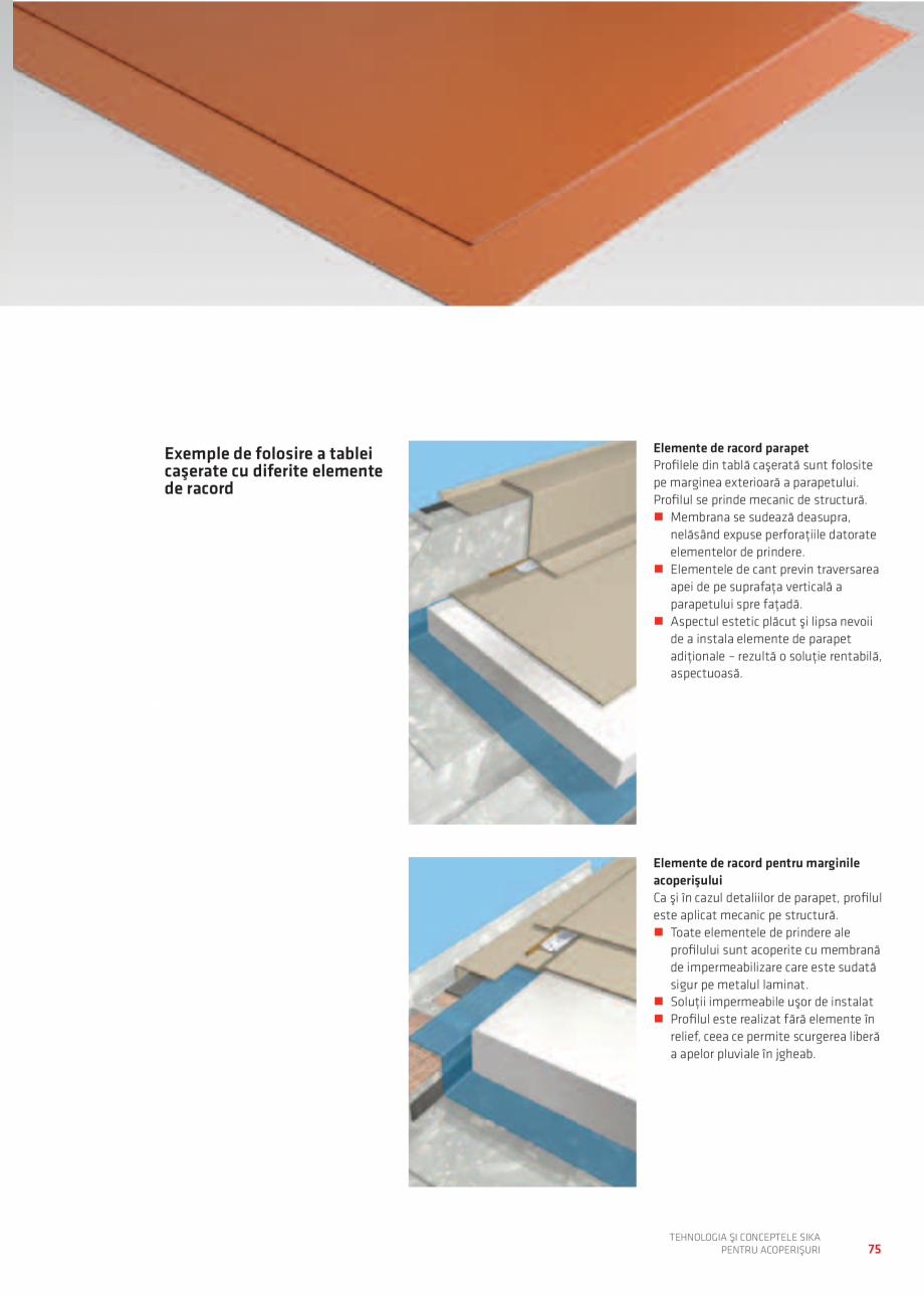 Catalog, brosura Tehnologia si conceptele Sika pentru acoperisuri Sika ...