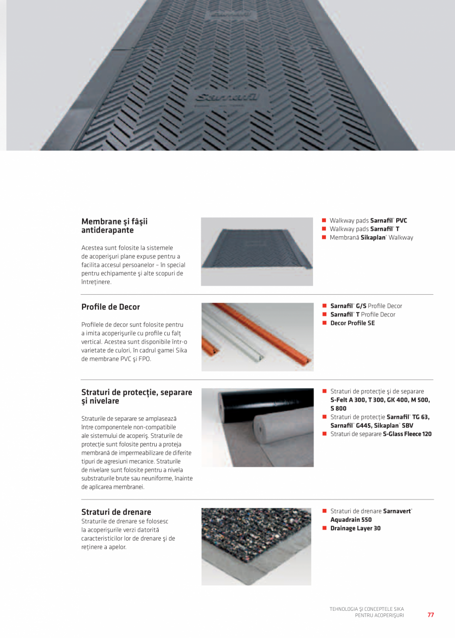 Catalog, brosura Tehnologia si conceptele Sika pentru acoperisuri Sika ...