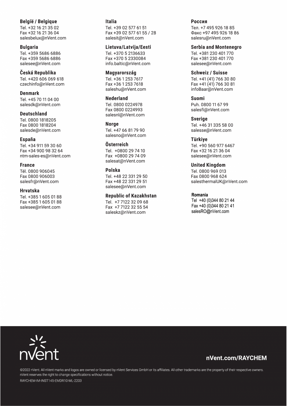 Unitate de comanda pentru controlul incalzirii jgheaburilor RAYCHEM ...