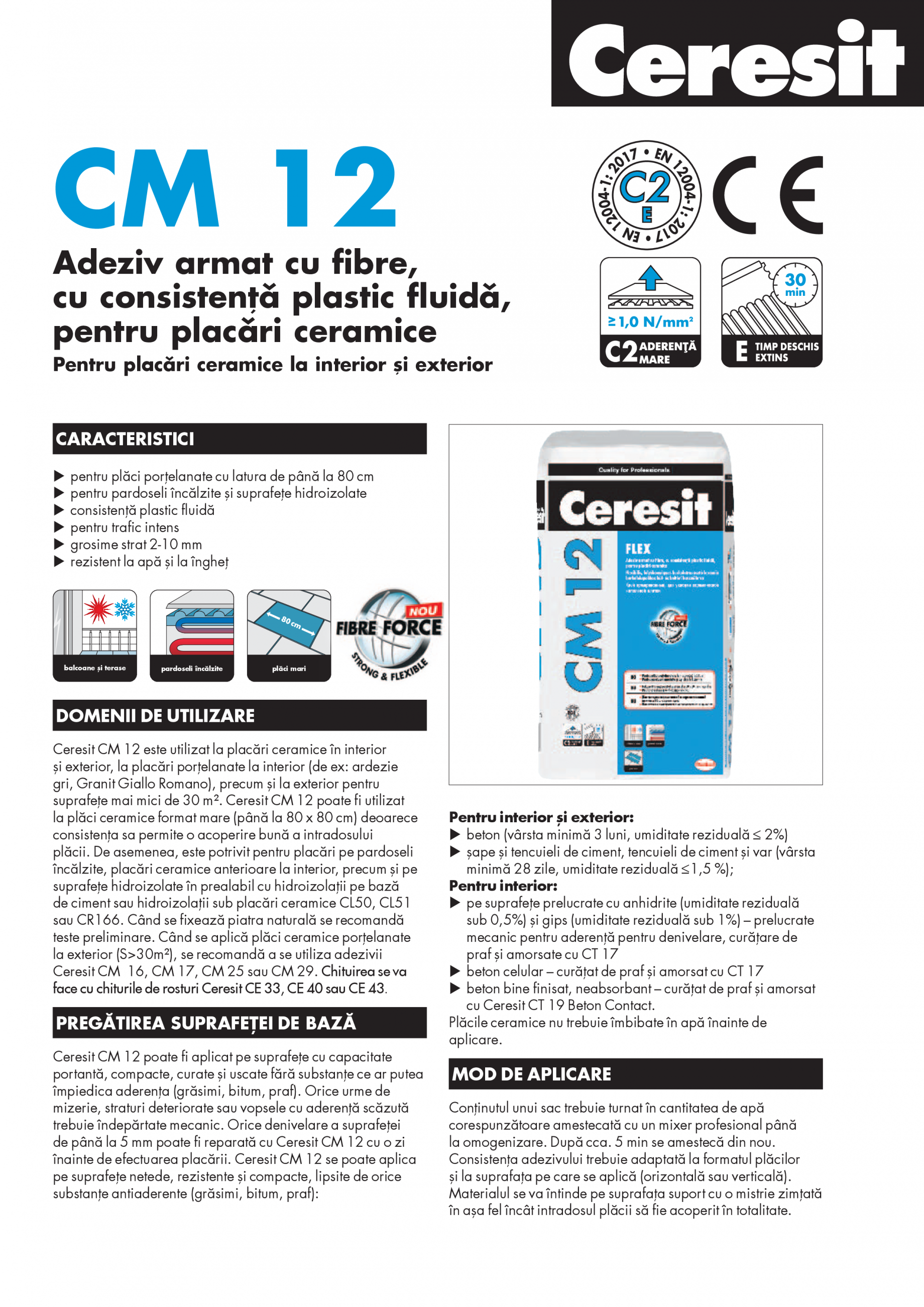 Adeziv armat cu fibre, cu consistenta plastic fluida, pentru placari ...