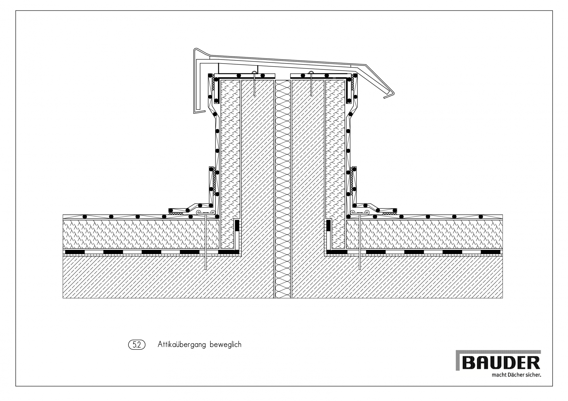CAD-PDF Bauder - Detaliu - Rost de dilatatie - 5_2_(1213) BAUDER ...
