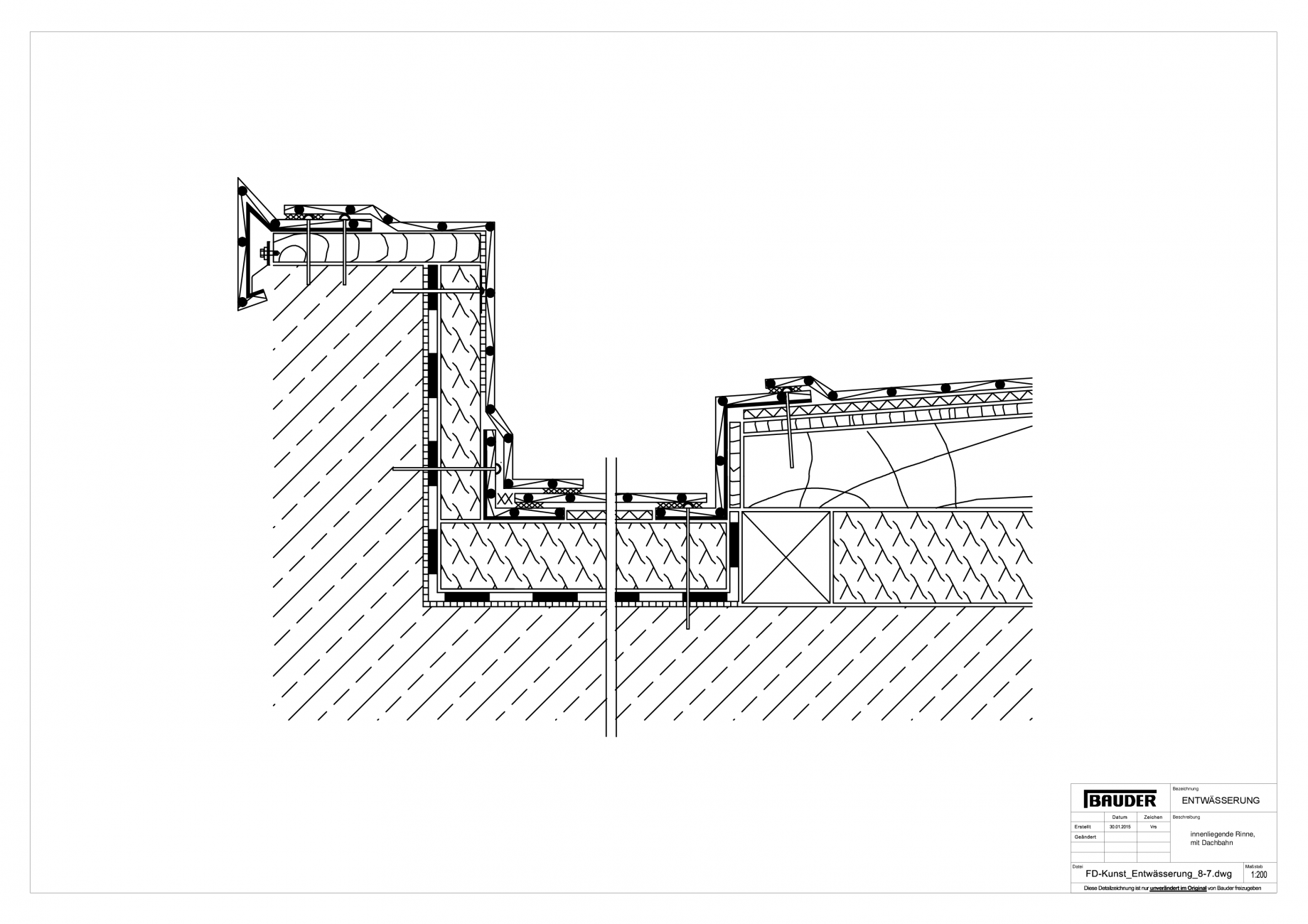 CAD-PDF Detaliu Bauder - Evacuarea apei FD-Kunst_Entwaesserung_8-7_10 ...