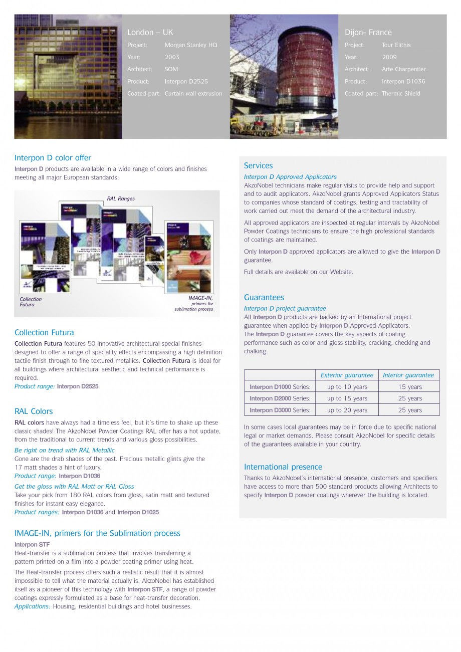 Vopsele pulberi INTERPON Interpon D Anodic, Interpon D Collection 225 ...