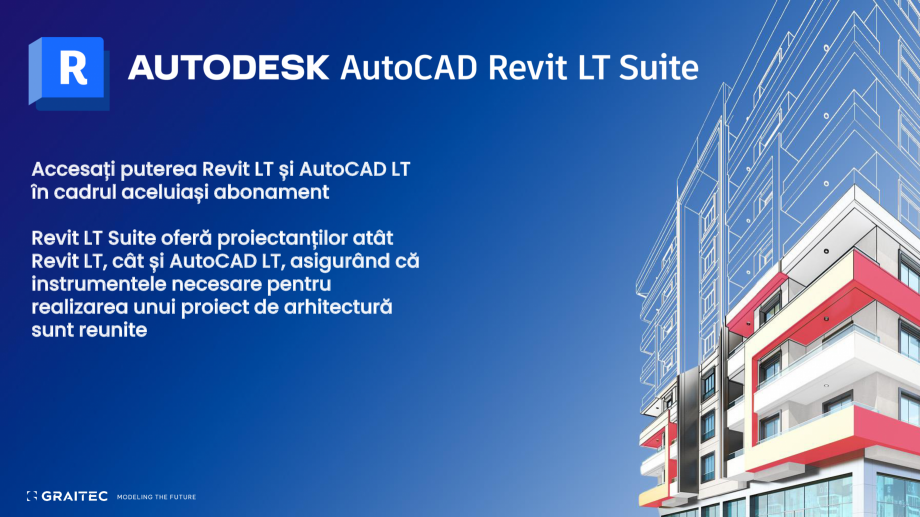 Pachet de aplicatii pentru proiectare 3D si desenare 2D AUTODESK Revit LT Suite Catalog, brosura ...