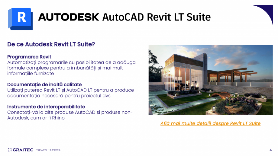 Pachet de aplicatii pentru proiectare 3D si desenare 2D AUTODESK Revit ...