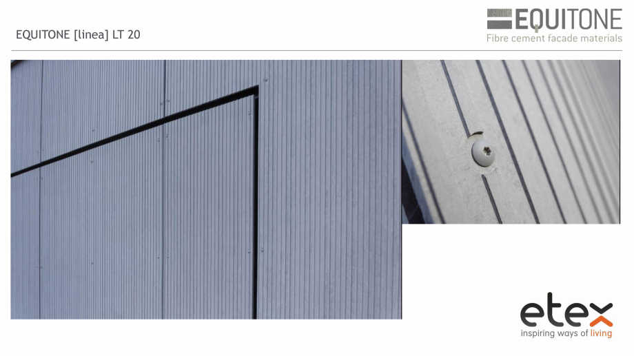 Fatada ventilata din fibrociment EQUITONE [linea] [linea] Catalog ...