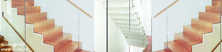 Scari interioare - Model Paris, scari metalice cu treapta si contratreapta