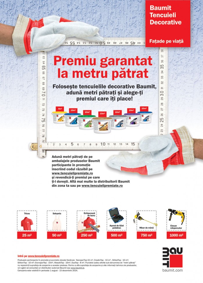 Premiu garantat la metru patrat