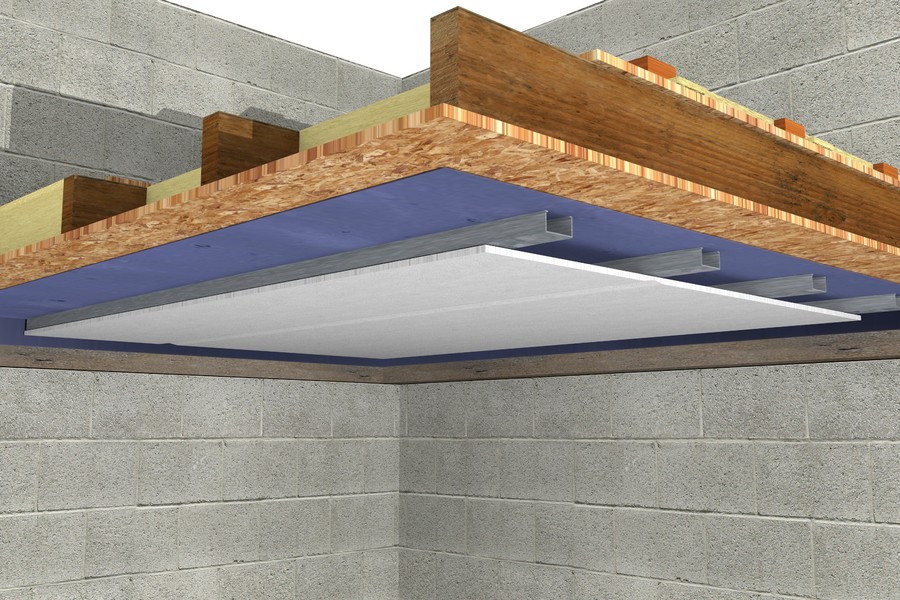 Termoizolarea si fonoizolarea cu vata de sticla URSA a unui planseu pe ...