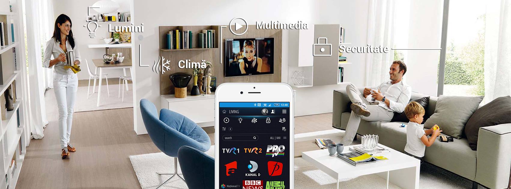 Sistem smart complet pentru automatizarea caselor inteligente VIKI