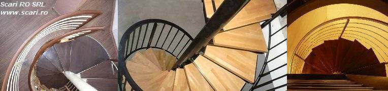 Scari spirala - un castig pentru spatiu util!