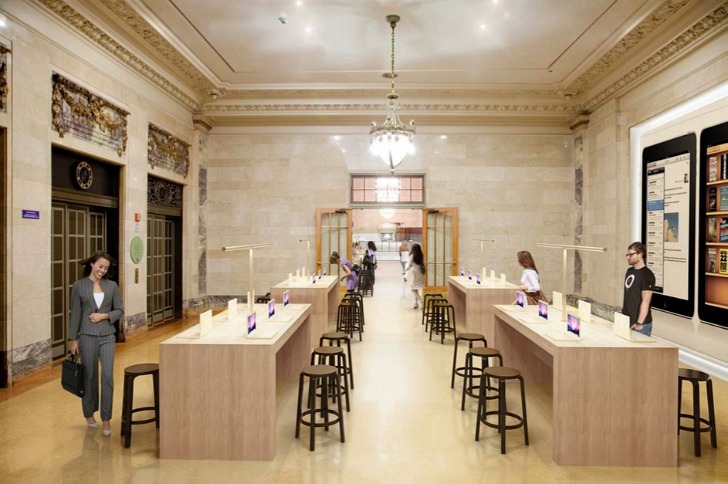 Magazinul Apple din Gara Centrala din New York