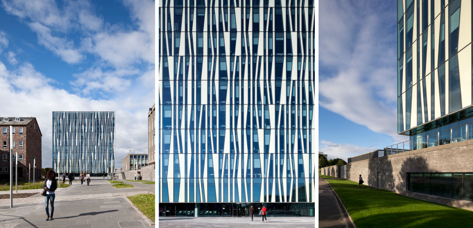 Inaugurarea Bibliotecii Sir Duncan Rice din campusul Universitatii Aberdeen