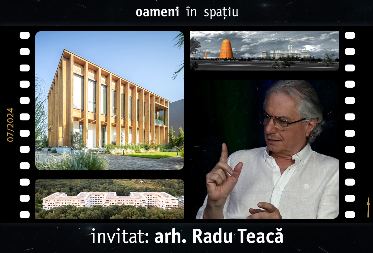 În arhitectură, nu trebuie să te smintești. Ții cont de lucrurile ...