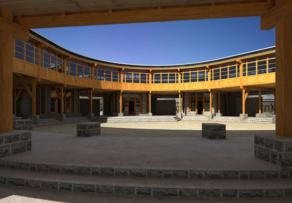 ARUP progreseaza cu lucrarile la biblioteca si gradina scolii Druk ...