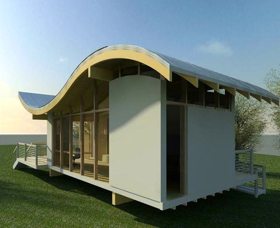 Wavy Solar Integrated Studio House