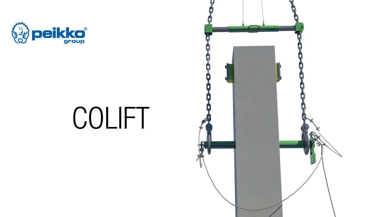 Video Sistem montare pentru elemente prefabricate din beton - COLIFT PEIKKO