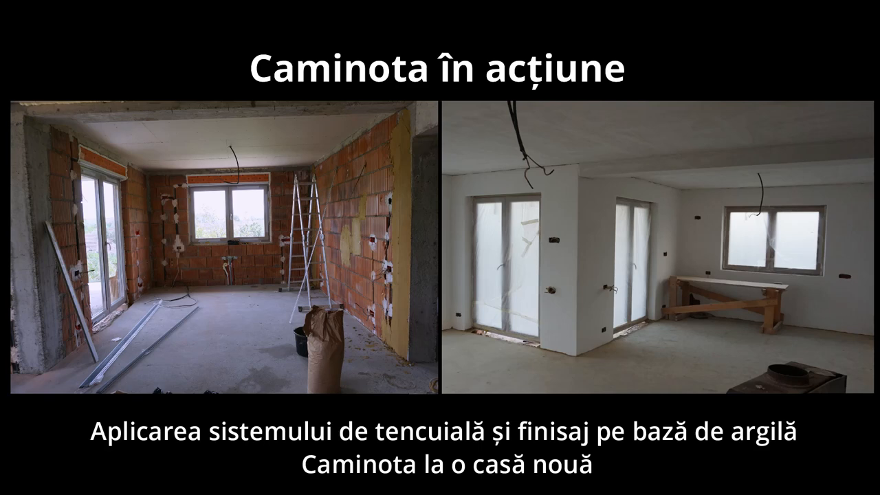 Video Cum tencuim mecanizat o casa sanatoasa cu materiale naturale din ...
